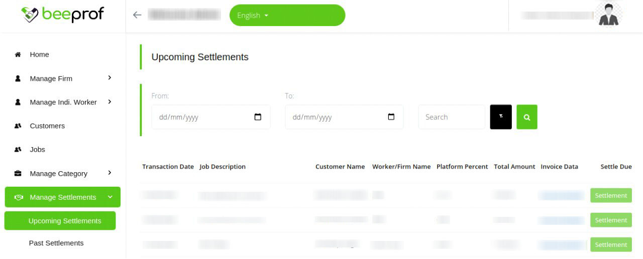 Beeprof Admin Instruction