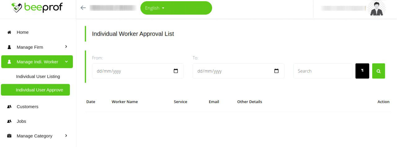 Beeprof Admin Instruction