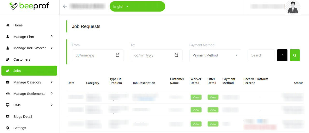 Beeprof Admin Instruction